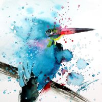 Художник Tilen Ti - яркие рисунки акварелью для вдохновения